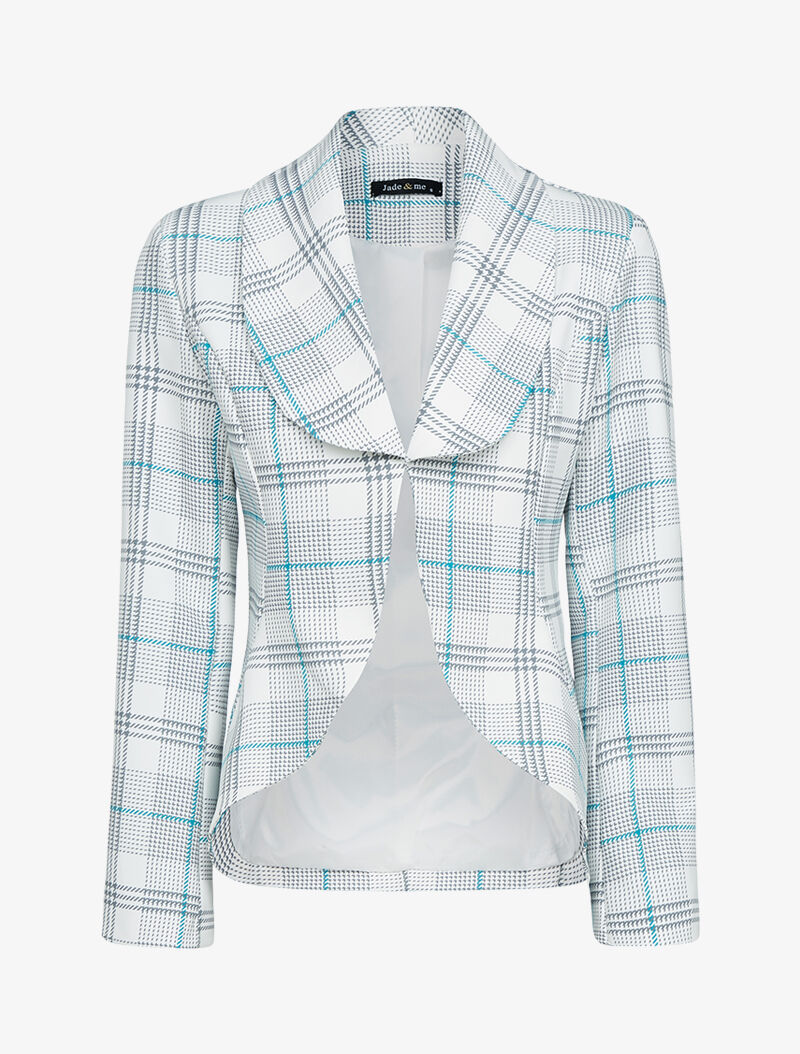 Blazer ouvert à pans asymétriques - blanc Inspee | Inspee